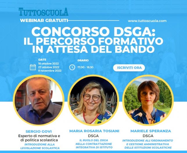 Concorso DSGA, oggi entra in vigore il Regolamento: più posti per una ...