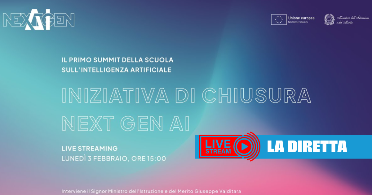 Next Gen AI, il summit della scuola sull'intelligenza artificiale - Tuttoscuola