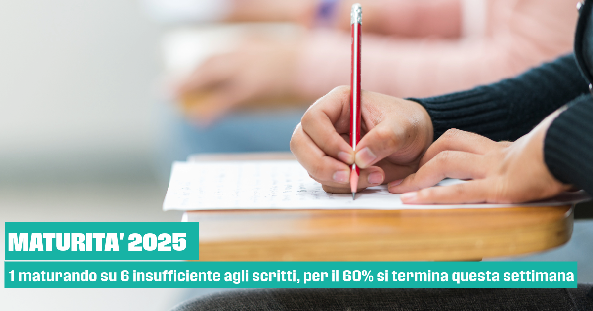 Maturità 2025: solo 1 maturando su 6 insufficiente agli scritti, per ...